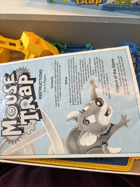 VINTAGE MOUSE TRAP 1999 Board Game Mb Games Hasbro Boxed £15.60 ...