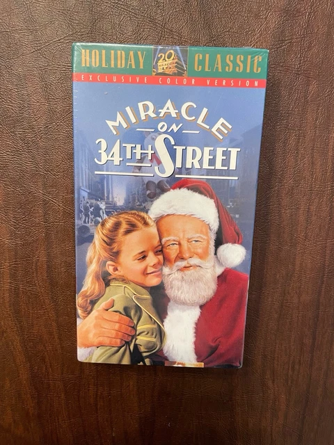 MIRACLE ON 34TH Street VHS Colorized Brand New Christmas Special ...