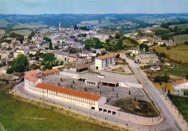 CARTE MONCLAR DE QUERCY Vue aérienne avec le Collège CEG EUR 2,99 ...
