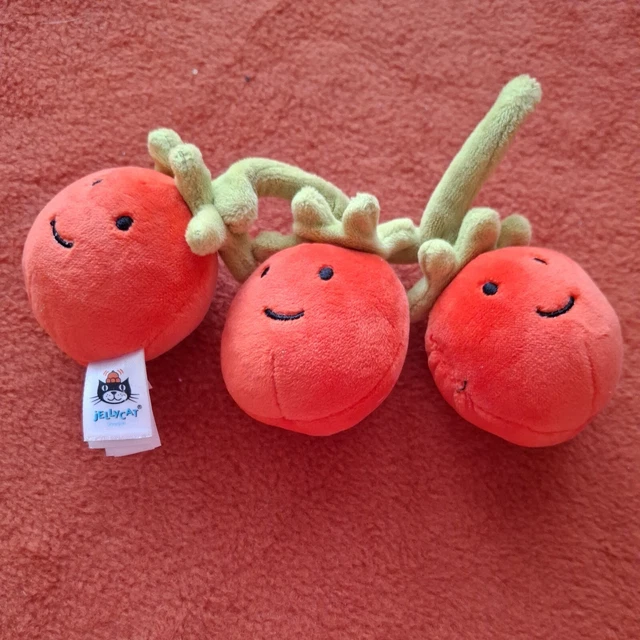 Jellycat Vivacious Tomato Tomatoes On Vine Food Drink Plush Play