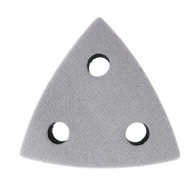 FOAM CONSTRUCTION BACKING Pad Hook & Loop Self-adhesive Sponge Triangle ...