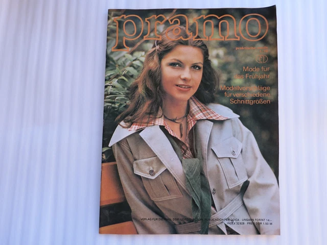 DDR PRAMO PRAKTISCHE Mode + Schnittmuster 1/1978 - Frühjahr Fasching ...
