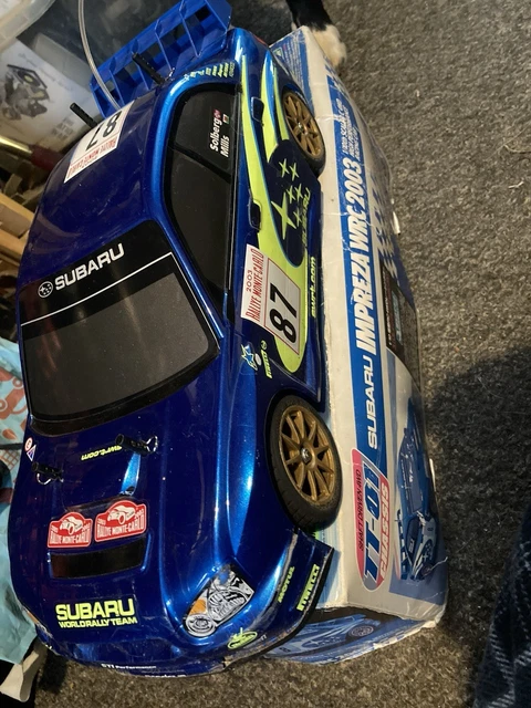 TAMIYA SUBARU IMPREZA 2003 1/10 Scale RC Model TT-01 Working And ...