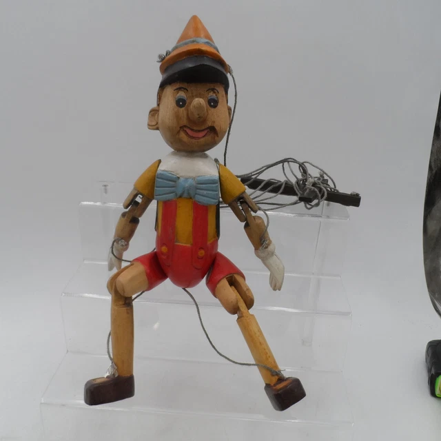 WOODEN FULLY JOINTED Pinocchio puppet - looks handcrafted £15.00 ...