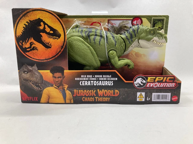 JURASSIC WORLD CHAOS Theory Epic Evolution Wild Roar Ceratosaurus Neuf ...
