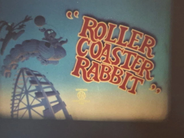 ROLLER COASTER RABBIT 1990 Super 8 Colour Sound 200Ft 8Mm Cine Film ...