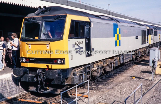 ORIGINAL RAILWAY SLIDE: Class 60 Diesel 60048 1991 D-1347 £3.99 ...