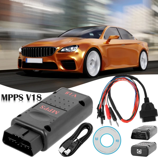 MPPS SMPS V18 ECU Programming Tool Professional Tricore Cable ...