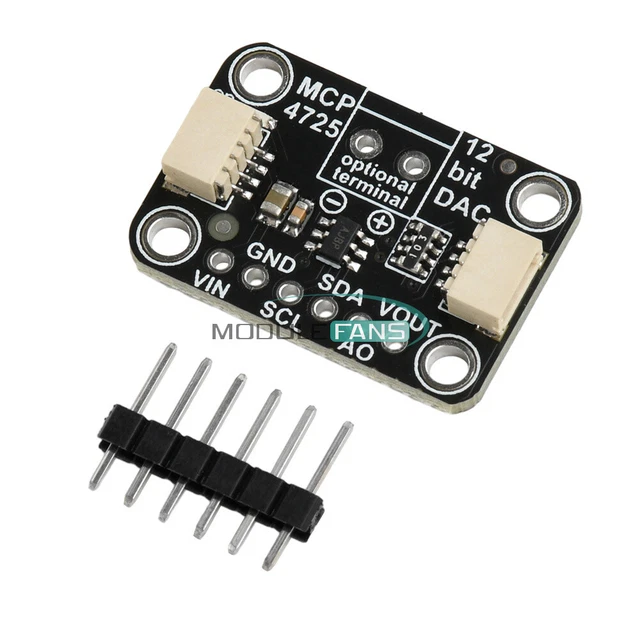 MCP4725 BREAKOUT BOARD 12-bit I2C DAC Digital to Analogue Conversion ...