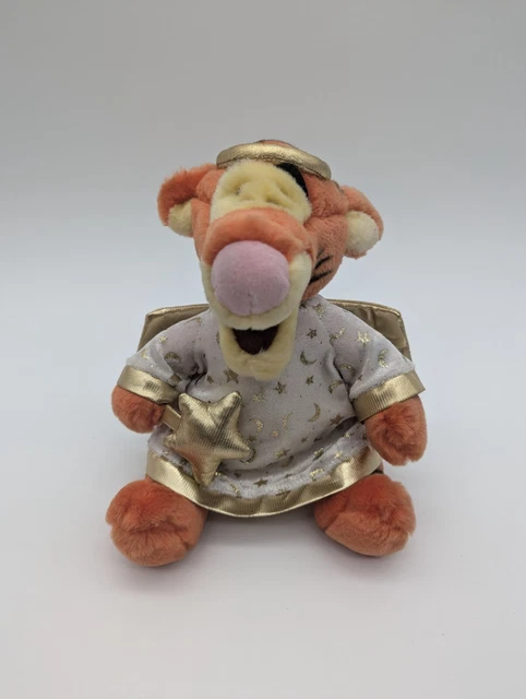 DISNEY STORE WINNIE The Pooh Vintage Tigger Angel Plush Christmas Tree ...