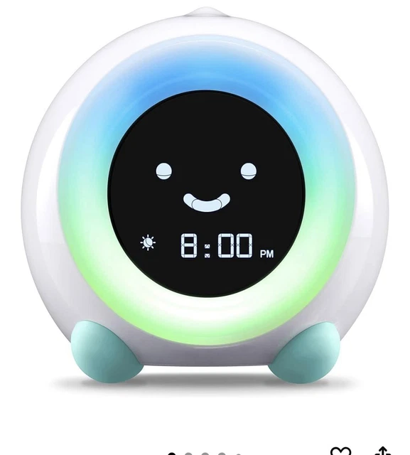 LITTLEHIPPO MELLA READY to Rise Child’s Trainer Alarm Clock Night Light ...
