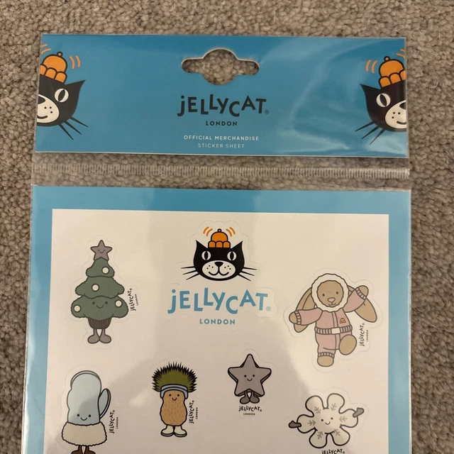 JELLYCAT 2025 CHRISTMAS release Winter Season Sticker Sheet NEW £4.91 ...