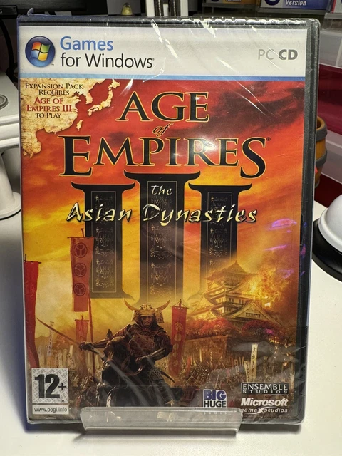 AGE OF EMPIRES III The Asian Dynasties Expansion (PC) New & Sealed ...