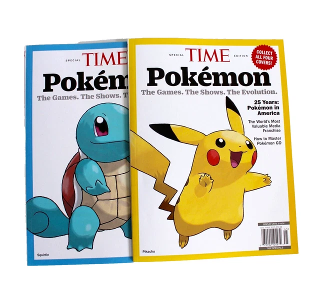 POKEMON POKÉMON TIME Magazine Set of 2 Special Edition Pikachu ...