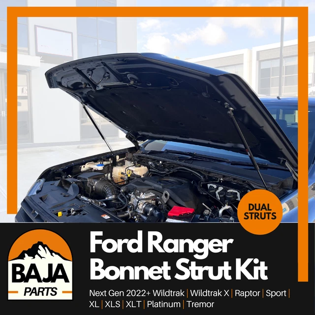 FORD RANGER NEXT Gen Bonnet Struts 2022+ Wildtrak Raptor XLT Platinum ...