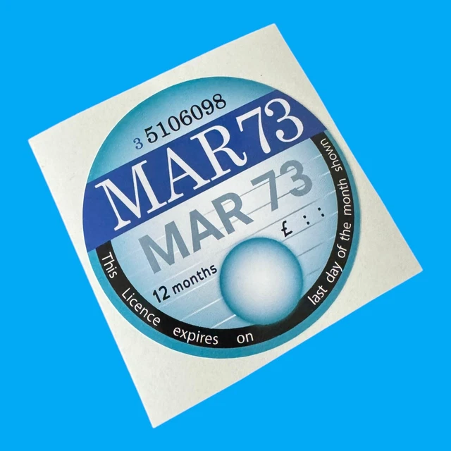 Retro tax discs | The Late Bay