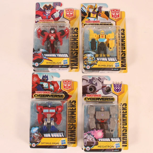 TRANSFORMERS CYBERVERSE SCOUT Class Bumblebee Optimus Prime Megatron ...