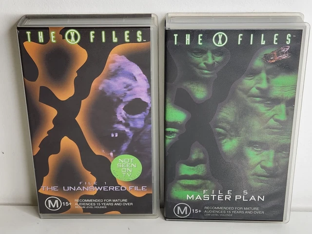 THE X FILES File 1 File 5 VHS Tapes PAL $25.00 - PicClick AU