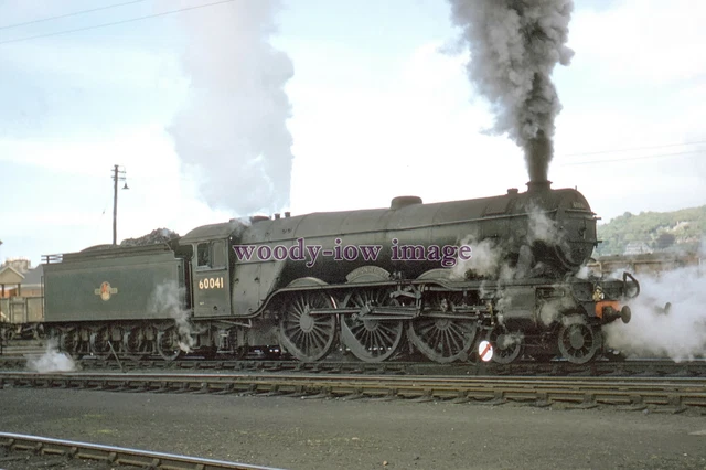 PU3463 - STEAM Engine No.60041 Salmon Trout, at Perth South Shed -print ...