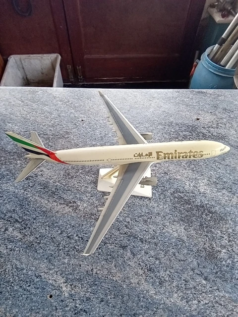 EMIRATES AIRBUS A340 Airliner Model. 32cm, Stand. To Clear, Some ...