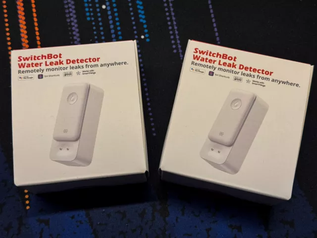 TWO SWITCHBOT WIFI Water Sensors, Smart Leak Detector for Kitchen ...