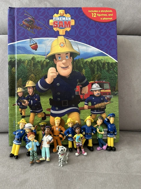 FIREMAN SAM MY Busy Book With 12 Figures, Storybook and Playmat ...