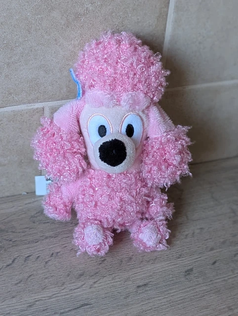 BLUEY FRIENDS COCO Pink Poodle Dog Small Plush Cuddly Soft Toy Teddy ...