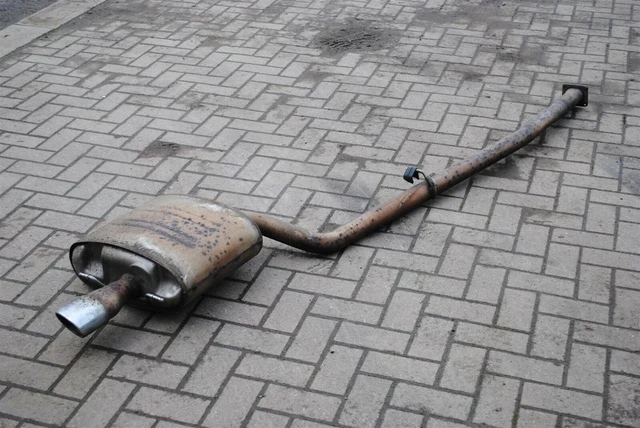 BMW E61 E60 520d N47 Exhaust Silencer Tail Section Rear Pipe Back Box £ ...