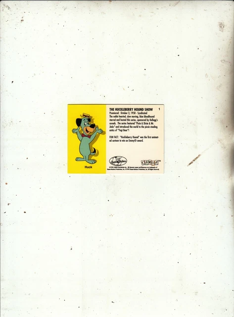Rare Hanna Barbera 1994 Hanna Barbera Cartoons [no 1] L3822 Card Eur 7