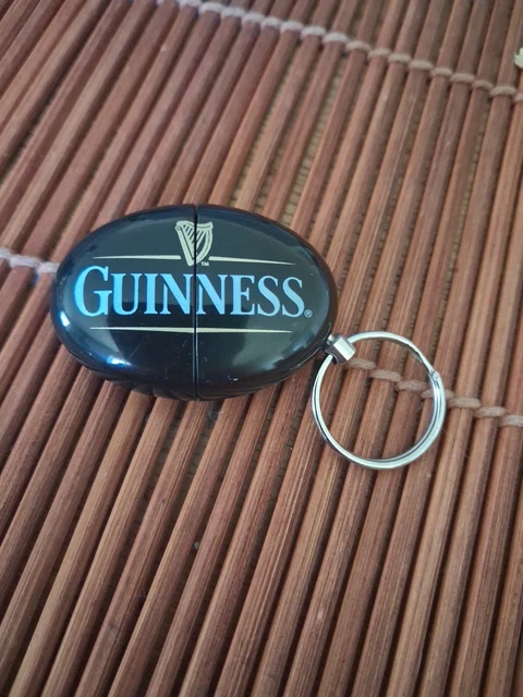 UNUSUAL GUINESS KEYRING Rugby Shape Draft Ale £8.65 - PicClick UK