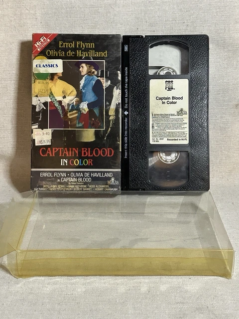 CAPTAIN BLOOD IN Color Vhs £83.60 - PicClick UK