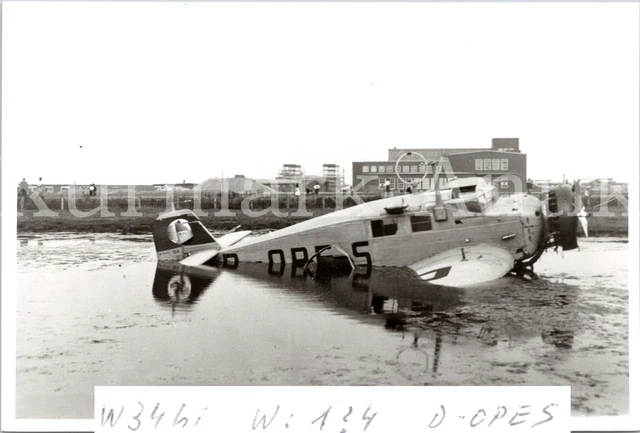 B401 FOTO WEHRMACHT Archiv Repro Luftwaffe Flugzeug Ju52 Ju W34 ...