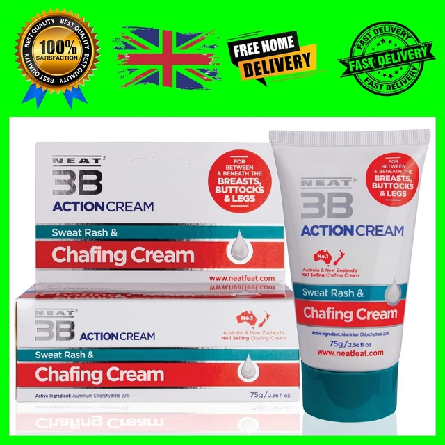 NEAT 3B ACTION Cream, Antiperspirant and Anti Chafing Cream, Excessive ...