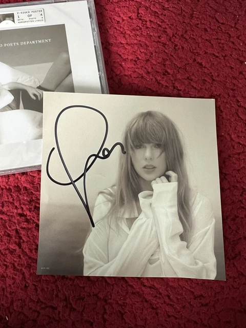 TAYLOR SWIFT THE Tortured Poets Department CD + Bonus Track & Hand ...