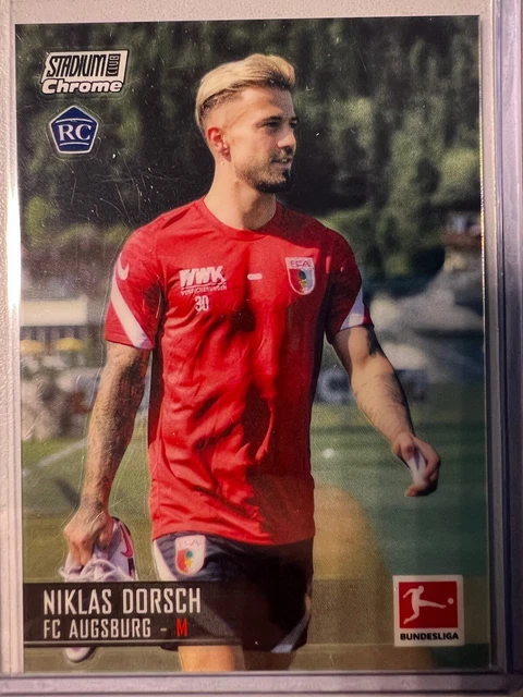 TOPPS 2021/22 BUNDESLIGA Stadium Club Chrome Niklas Dorsch RC EUR 1,00 ...
