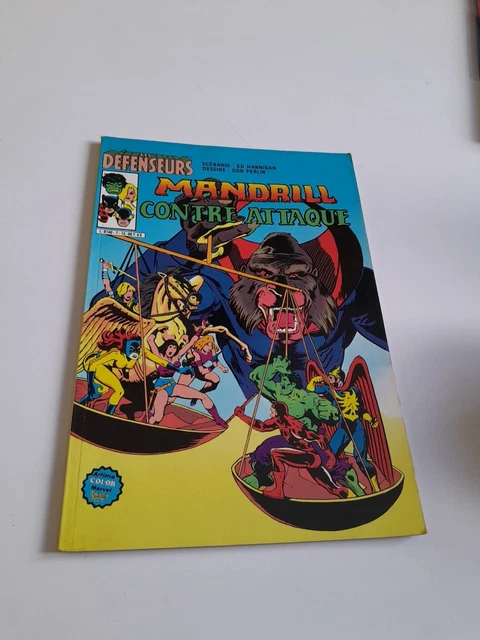 LES DÉFENSEURS N°7/MANDRILL Contre-Attaque/Tbe/Artima Color Marvel/1983 ...