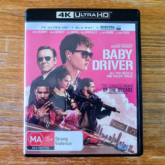 BABY DRIVER - Edgar Wright - 4K Ultra HD + Blu-ray - Free AUS Post $24. ...