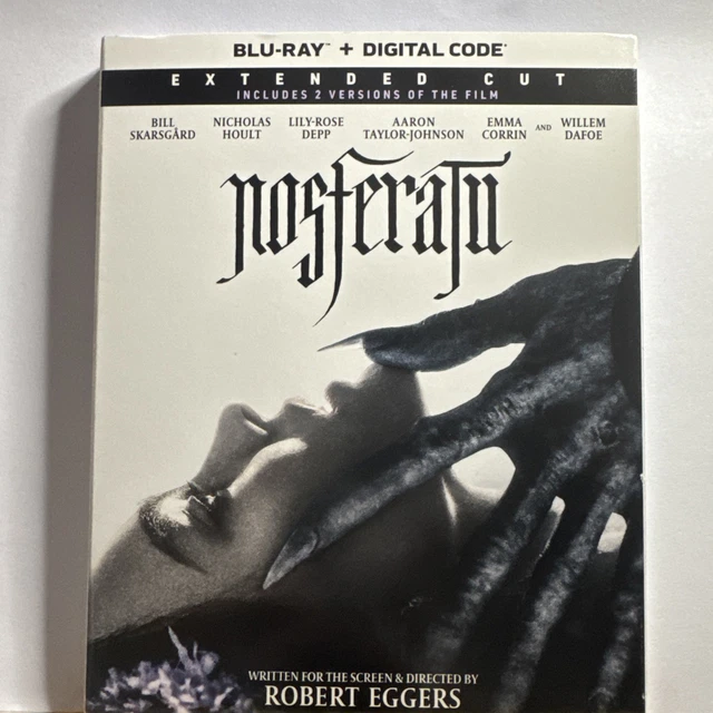 NOSFERATU EXTENDED CUT (Blu-ray & Digital, 2025) w/ Slipcover $32.78 ...