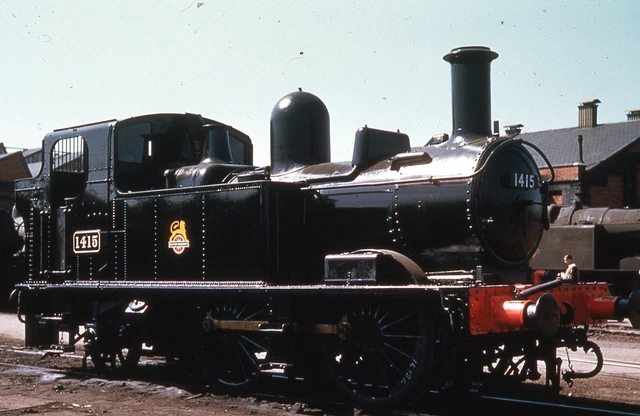 COLOUR RAIL SLIDE, BRW833, GWR 1400 class, 1415, Swindon Works £1.25 ...