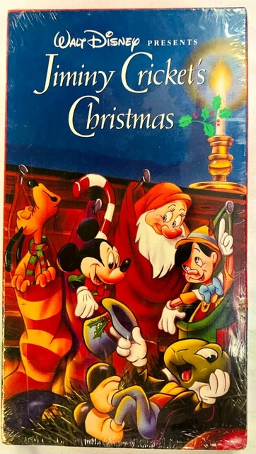 WALT DISNEY PRESENTS: Jiminy Crickets Christmas (VHS) NEW SEALED w Gift ...