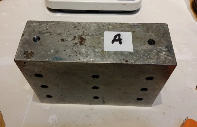 LATHE RISER BLOCK/JIG/FIXTURE fabricated for a project lathe, never ...