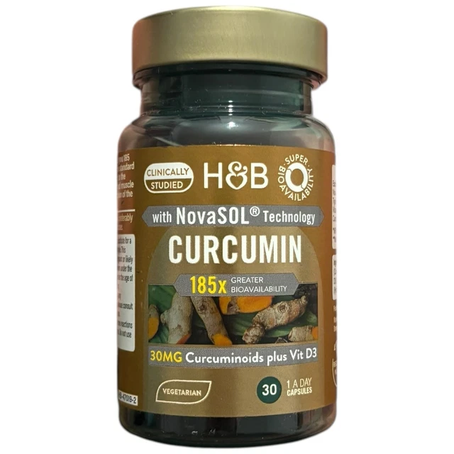 HOLLAND & BARRETT Novasol Bio-available Curcumin & Vit D 30 Capsules £8 ...