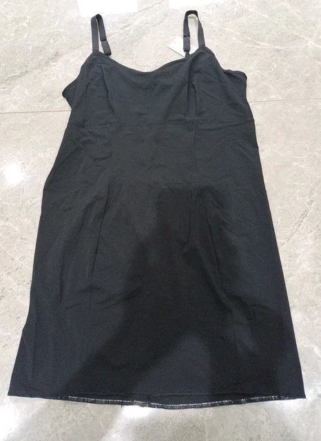 M&S COLLECTION TUMMY Control Flexifit Sheer Full Slip Size 18 BLACK £18 ...
