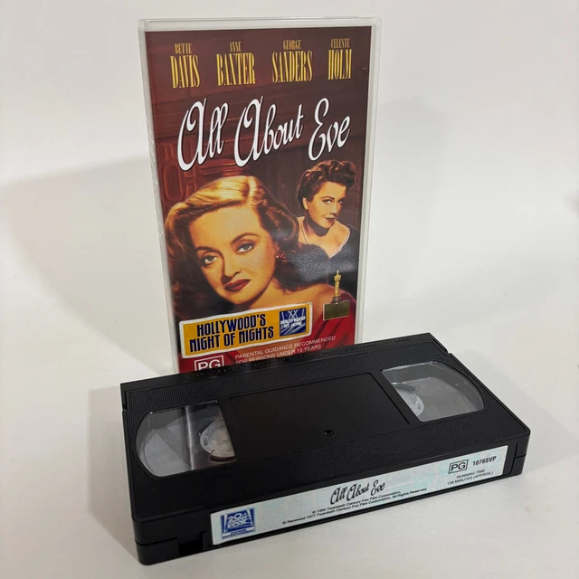 ALL ABOUT EVE VHS 1950 Bette Davis Anne Baxter - AUS SELLER £14.97 ...