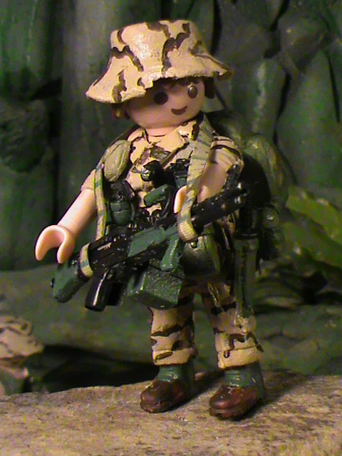 PLAYMOBIL CUSTOM US Ranger (Arvn) (Vietnam-1967) Ref-0085 Bis EUR 39,67 ...