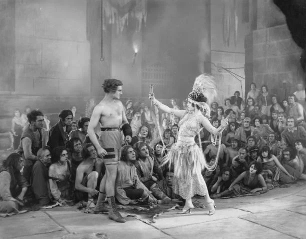 SCENE FROM THE silent German film 'Pietro der Korsar' directed- 1925 ...