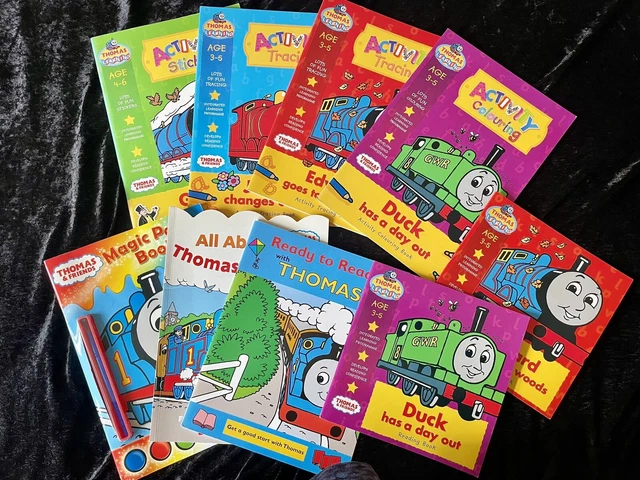 THOMAS THE TANK Engine Reading L/ Activity Book Bundle - 9 Books (New ...