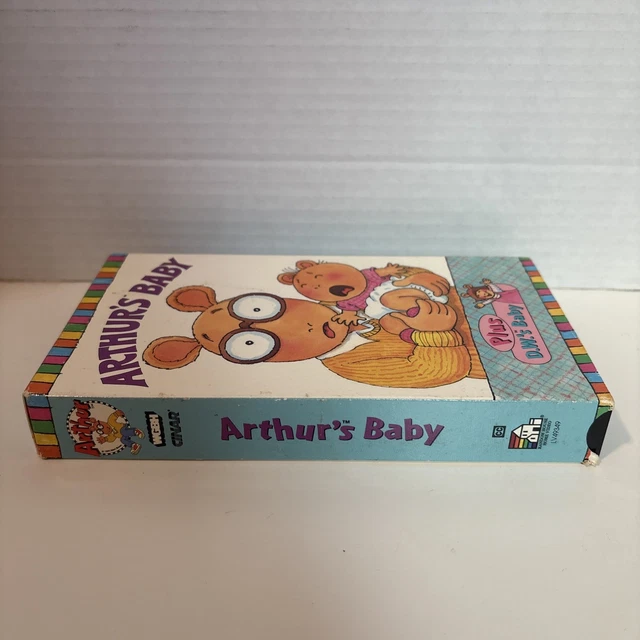 ARTHUR ARTHUR'S BABY & D.W.'s Baby VHS 1997 PBS Kids Animated Video ...