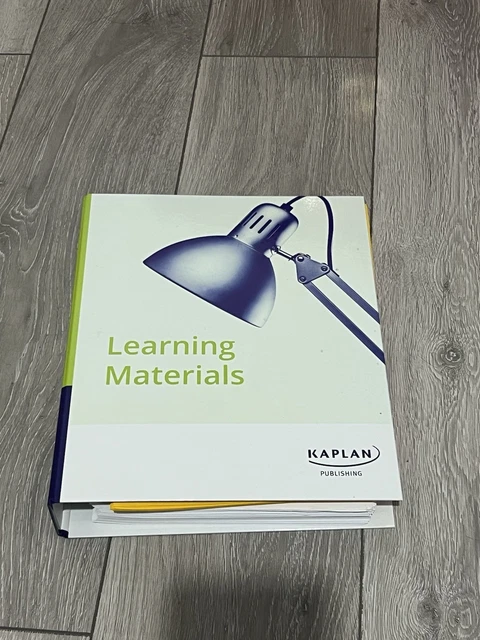 ICAEW KAPLAN ACA Certificate Level accounting 2025 Workbook £7.59 ...