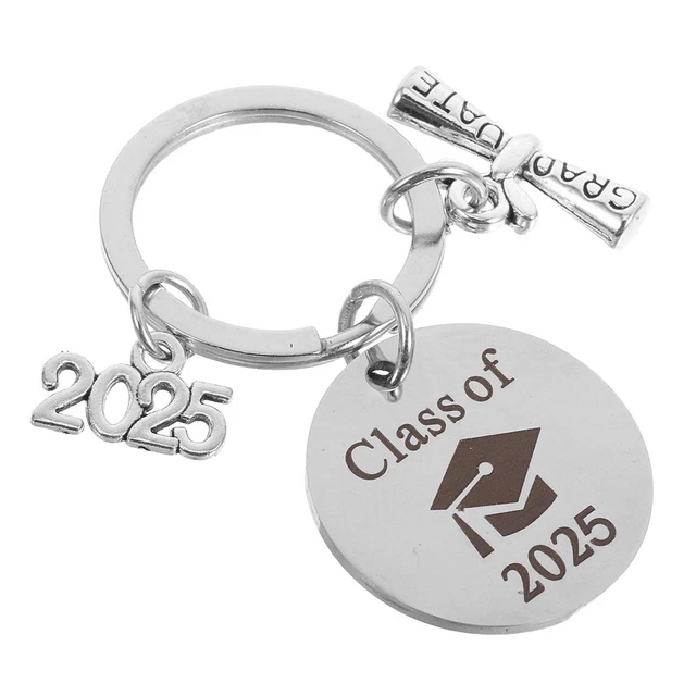 GRADUATION KEYCHAIN 2025 Inspirational Graduates Keyring 25mm ...